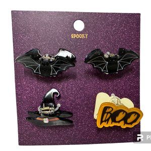 Accessories | Spooky Halloween Hair Clips Bats Witch Hat Boo Vampire ...